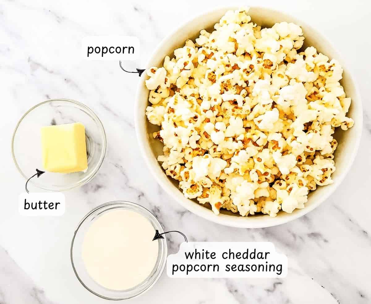 White Cheddar Popcorn - Little Frugal Homestead