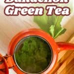 Fresh Dandelion Greens Tea - Little Frugal Homestead