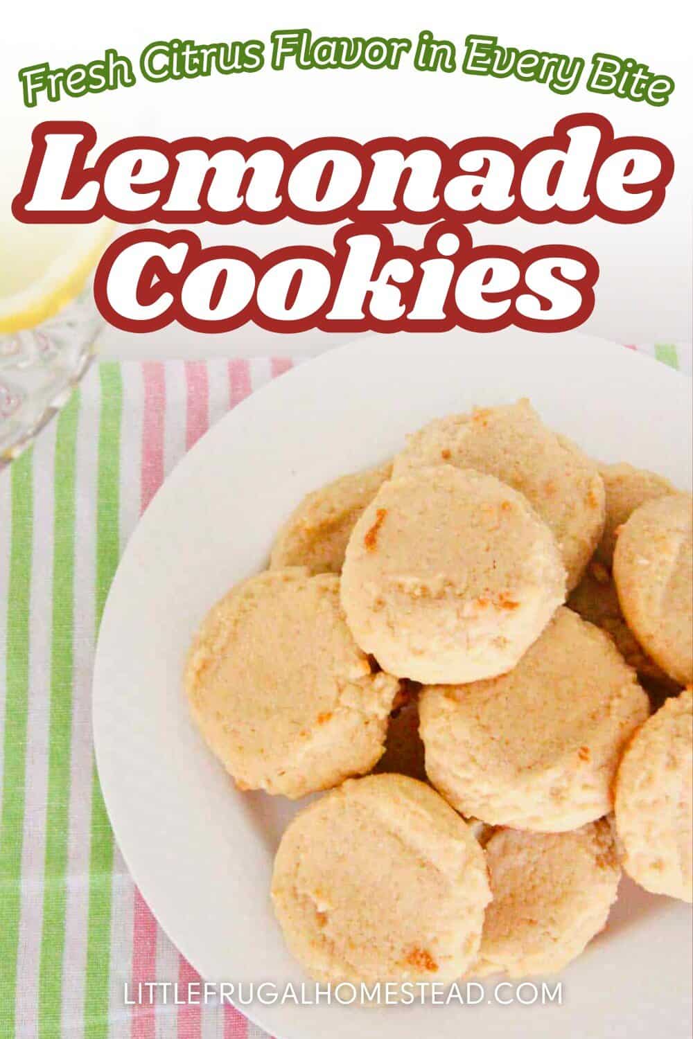Lemonade Cookies - Little Frugal Homestead