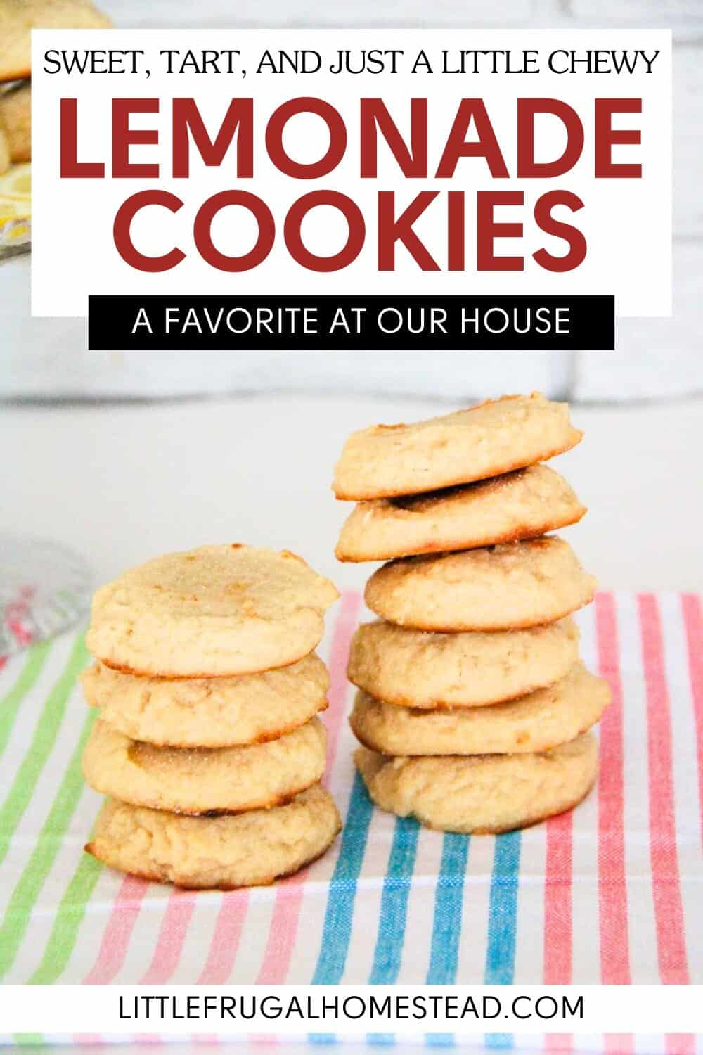 Lemonade Cookies - Little Frugal Homestead