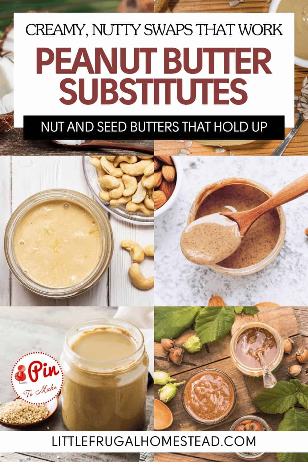 Best Peanut Butter Substitutes - Little Frugal Homestead