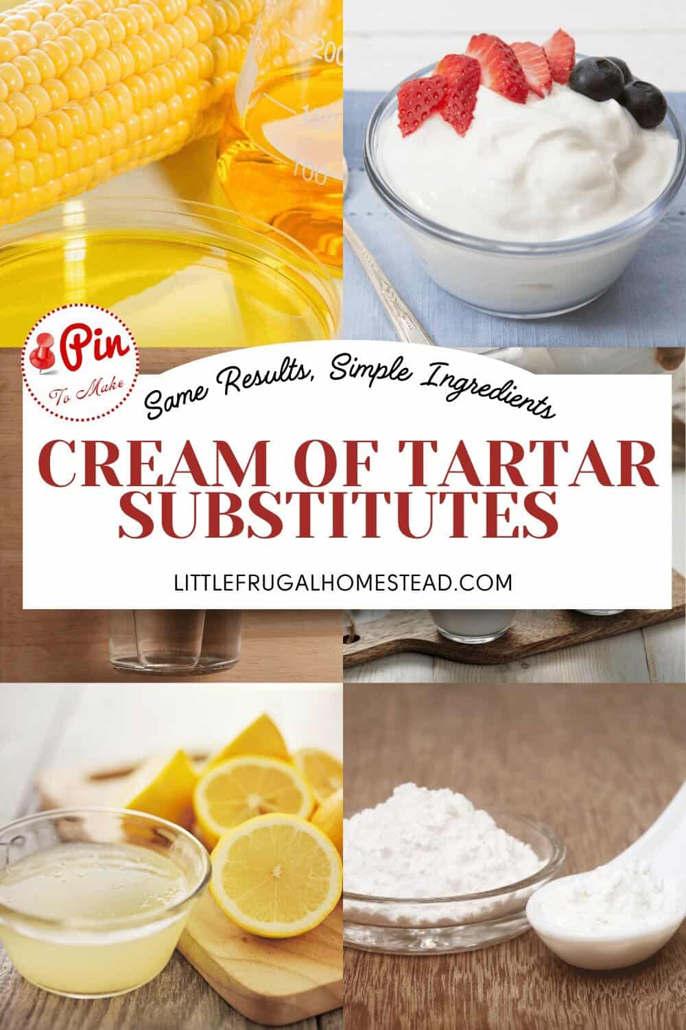 Cream of Tartar Substitutes - Little Frugal Homestead