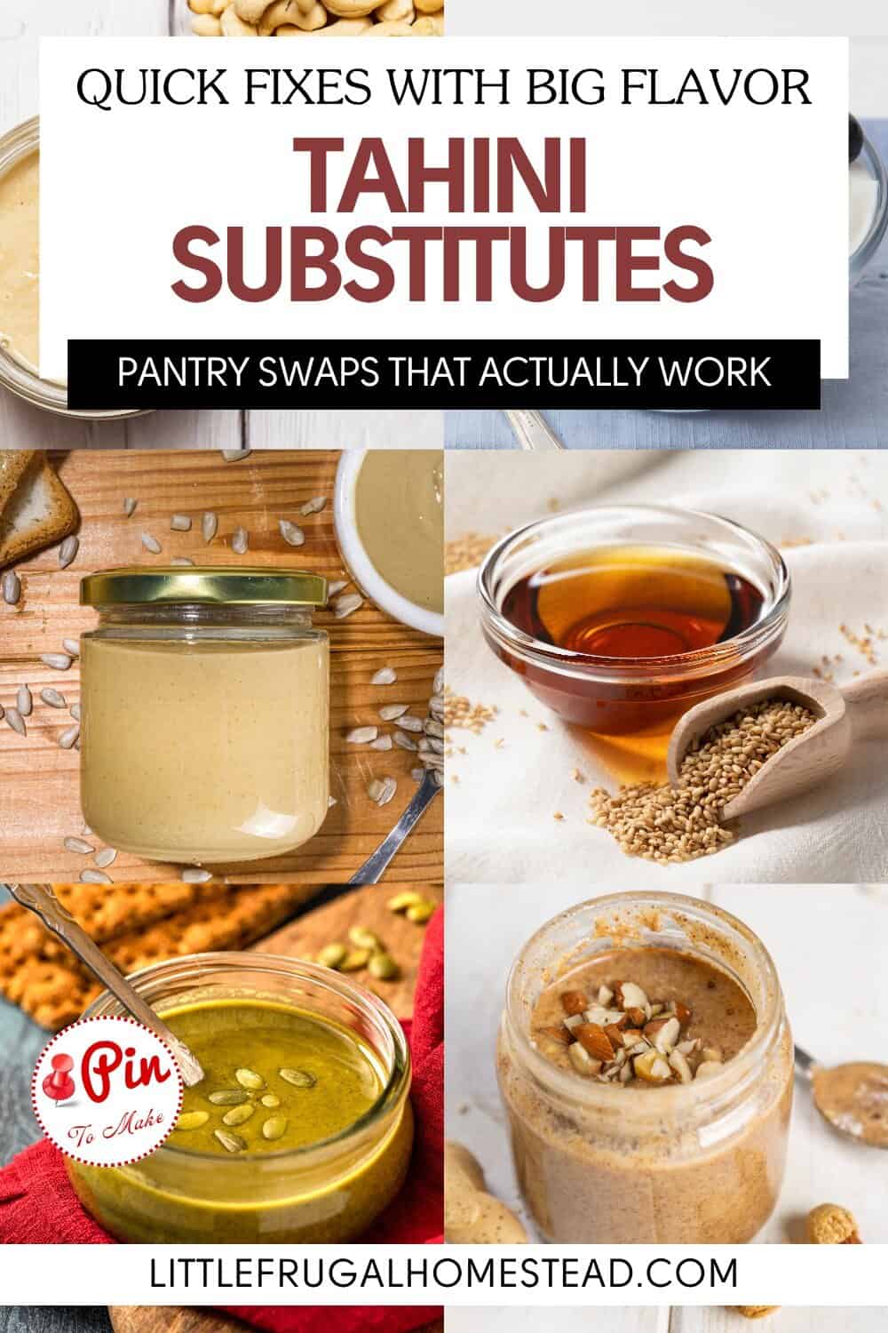 Tahini Substitutes - Little Frugal Homestead