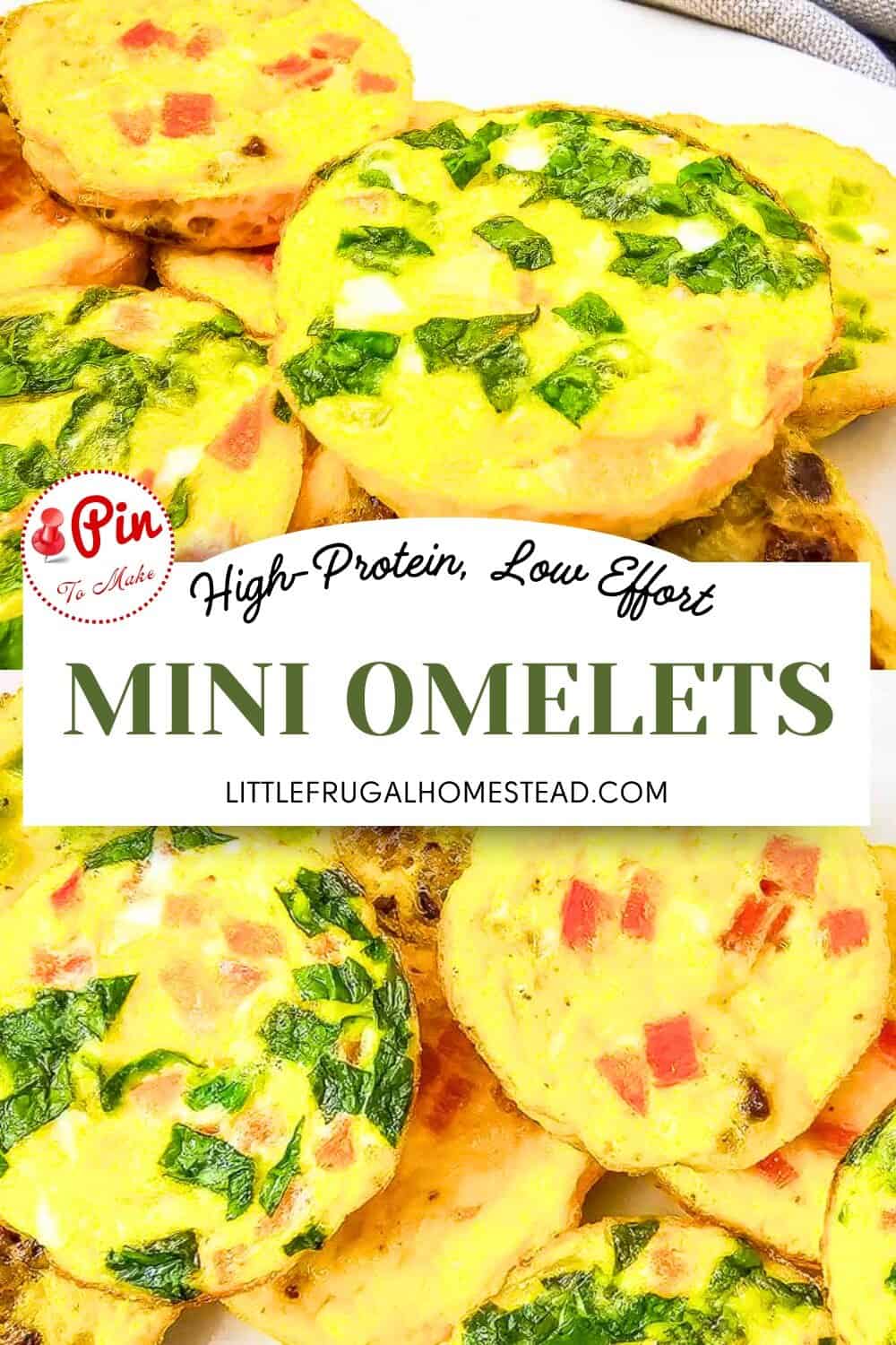 Mini Omelets - Little Frugal Homestead