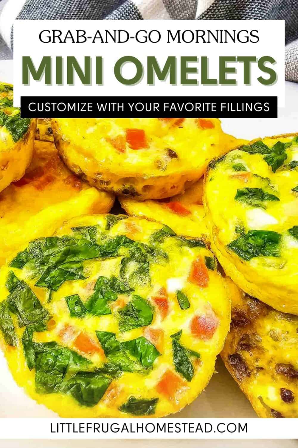 Mini Omelets - Little Frugal Homestead
