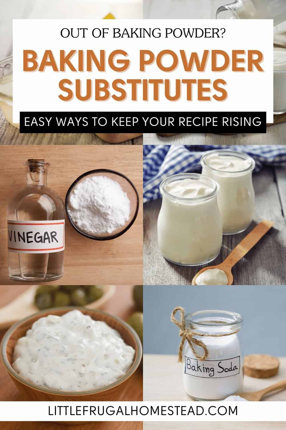 Baking Powder Substitute Options - Little Frugal Homestead