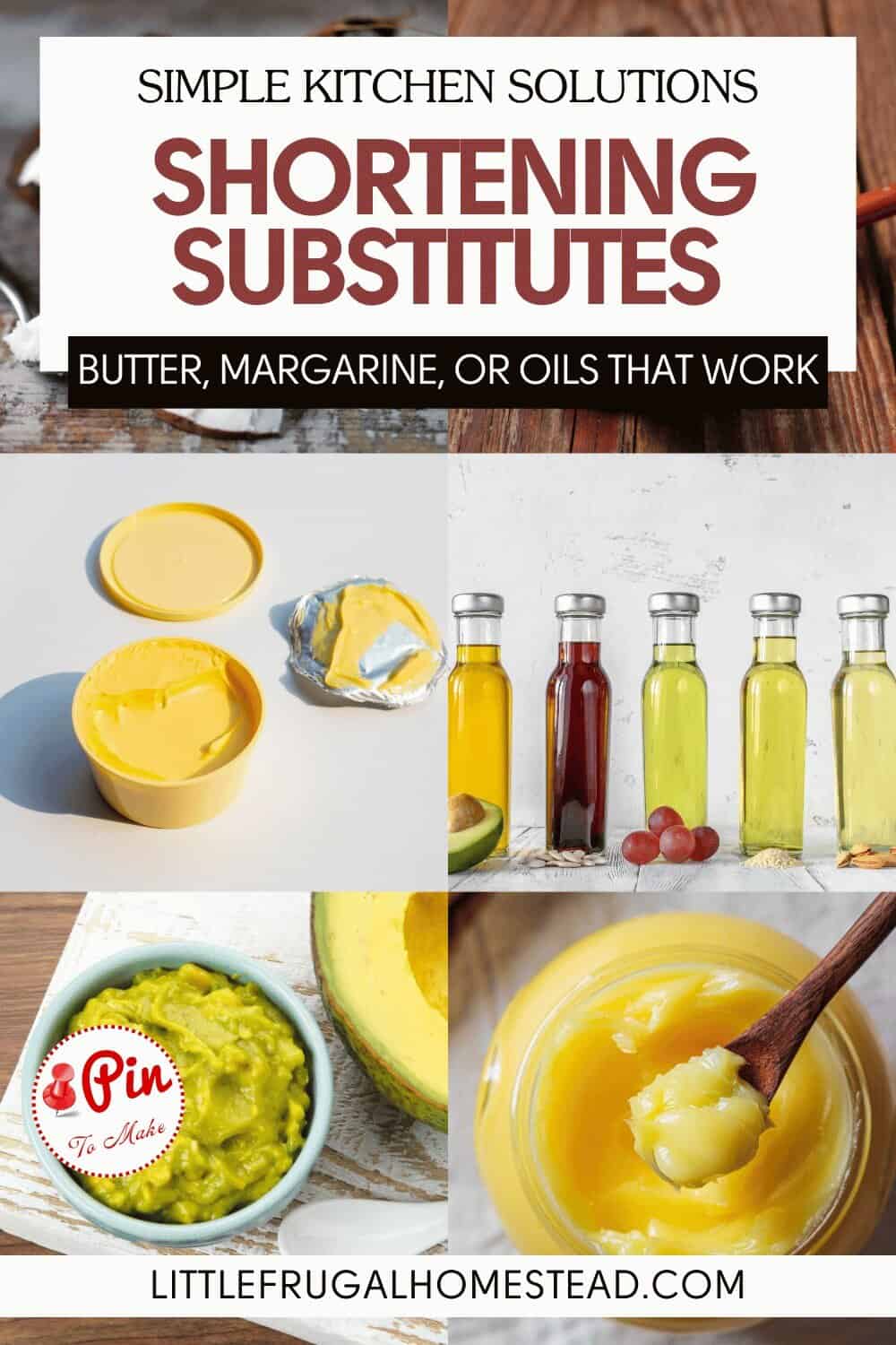 Best Shortening Substitutes - Little Frugal Homestead