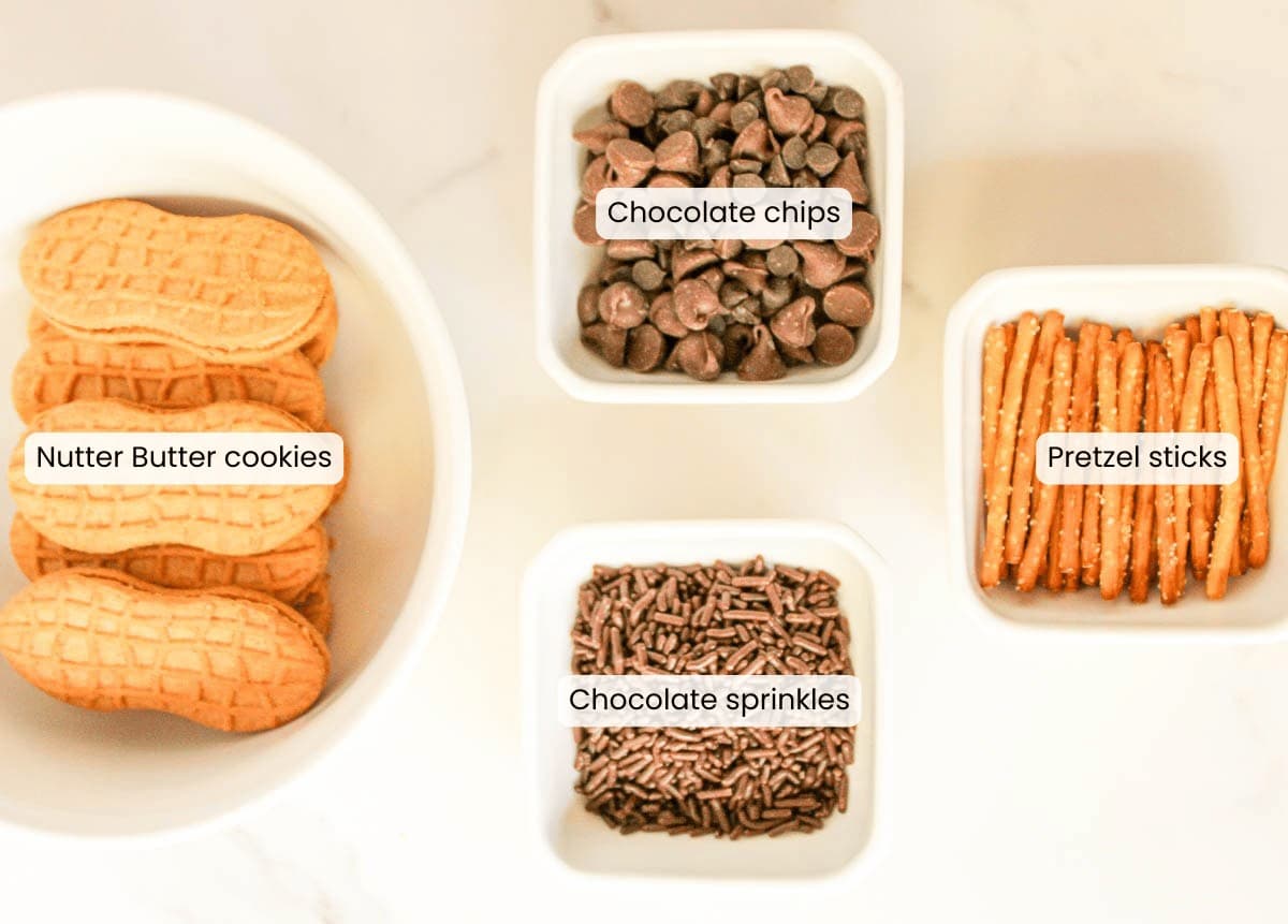 Nutter Butter Acorns - Little Frugal Homestead
