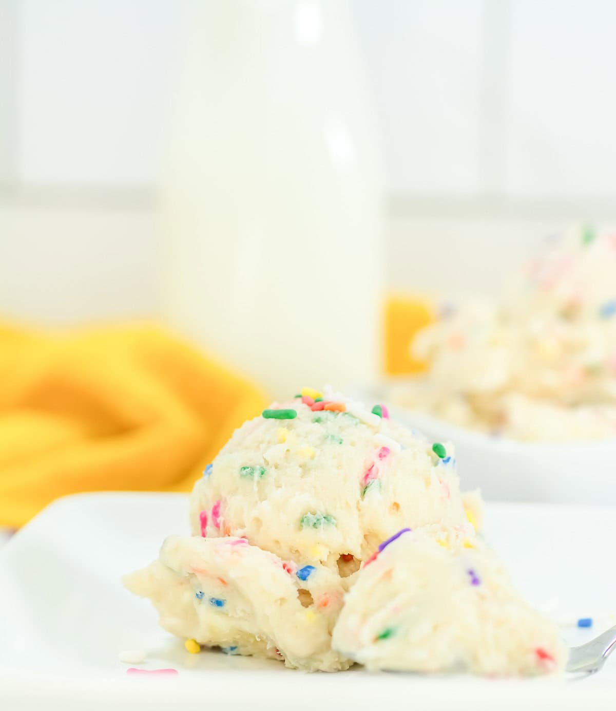 Edible Funfetti Cookie Dough - Little Frugal Homestead